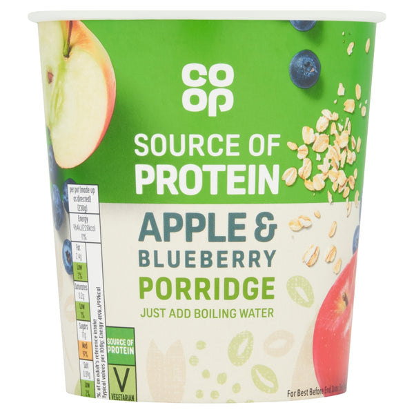 Co Op Apple and Blueberry Porridge 60g - Aone Supermarkets