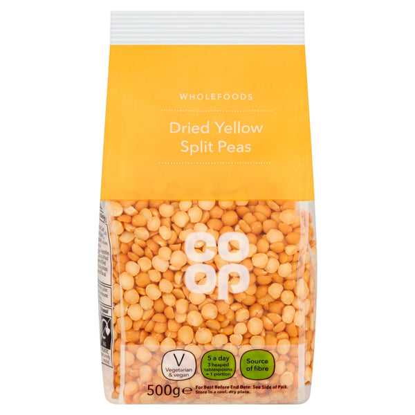 Co-Op Dried Yellow Split Peas 500g - Aone Supermarkets