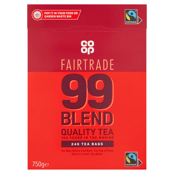 Co Op Fairtrade 99 Blend Tea 240s 750g - Aone Supermarkets