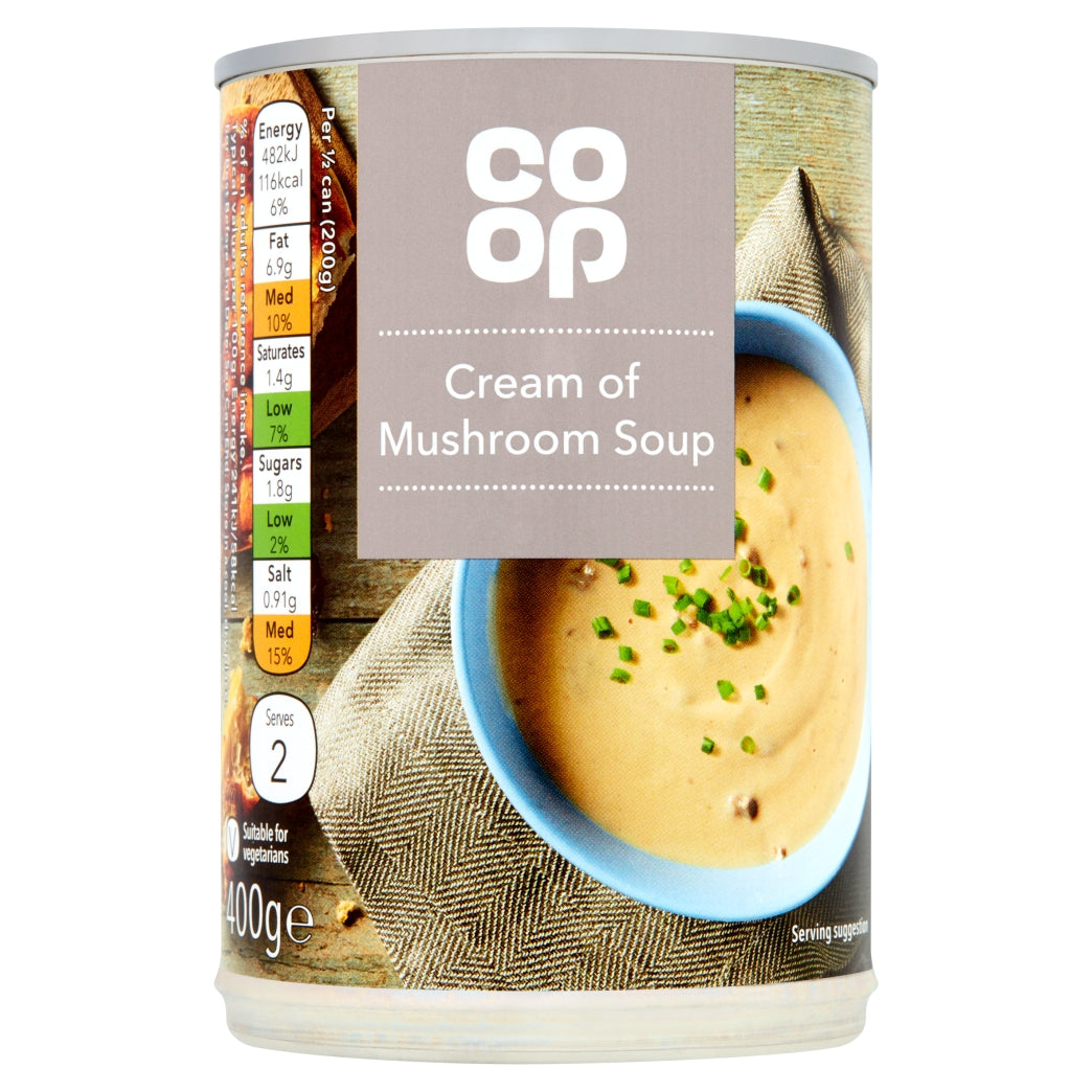 Co Op Cream of Mushroom Soup 400g – Aone Supermarkets