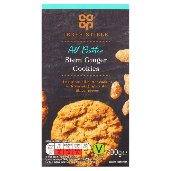 Co-Op Stem Ginger Cookies 200g - Aone Supermarkets