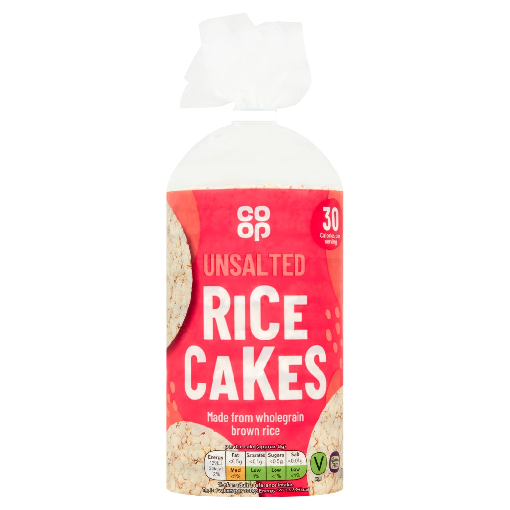Co-Op Unsalted Rice Cakes 100g – Aone Supermarkets