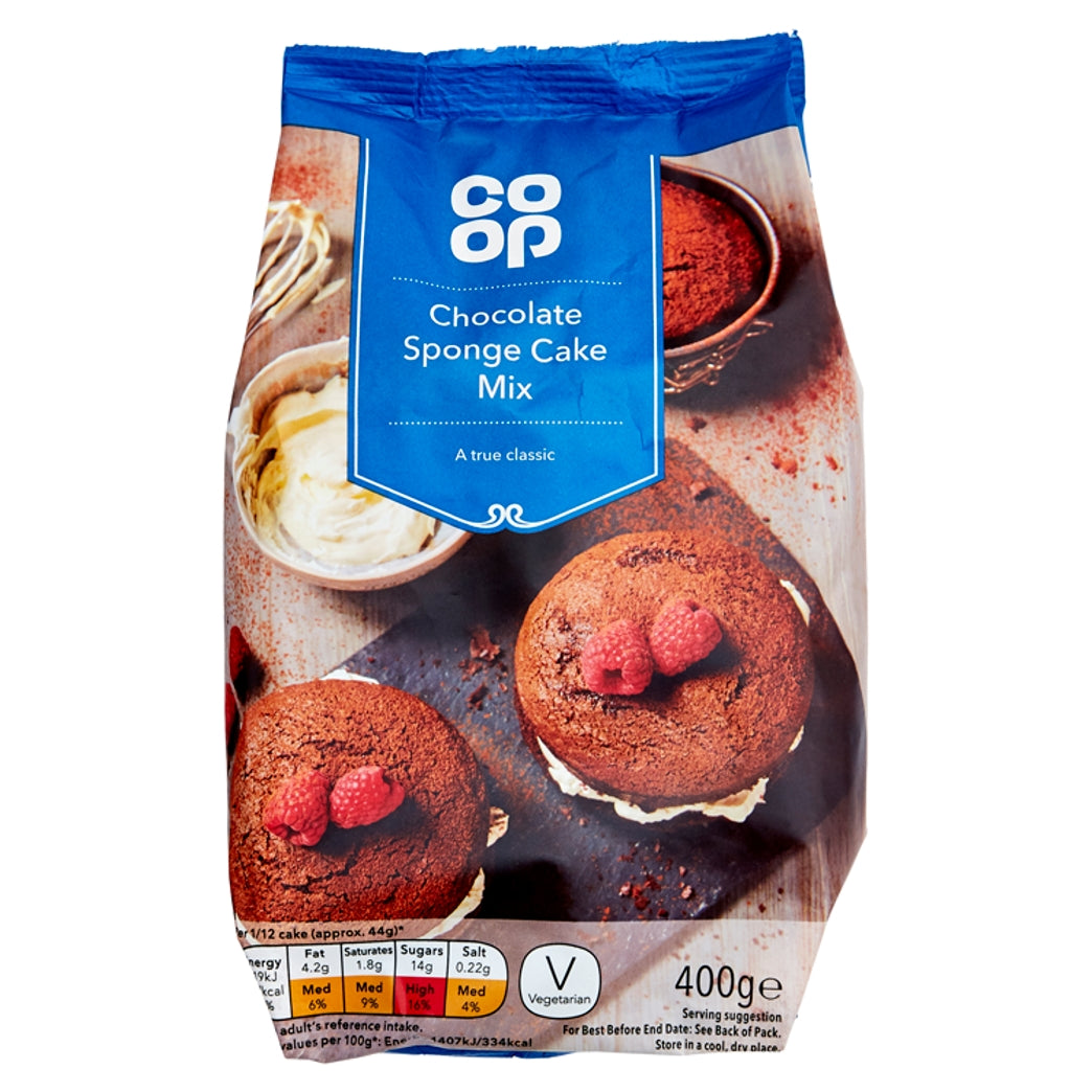 Co Op Chocolate Sponge Cake 400g – Aone Supermarkets