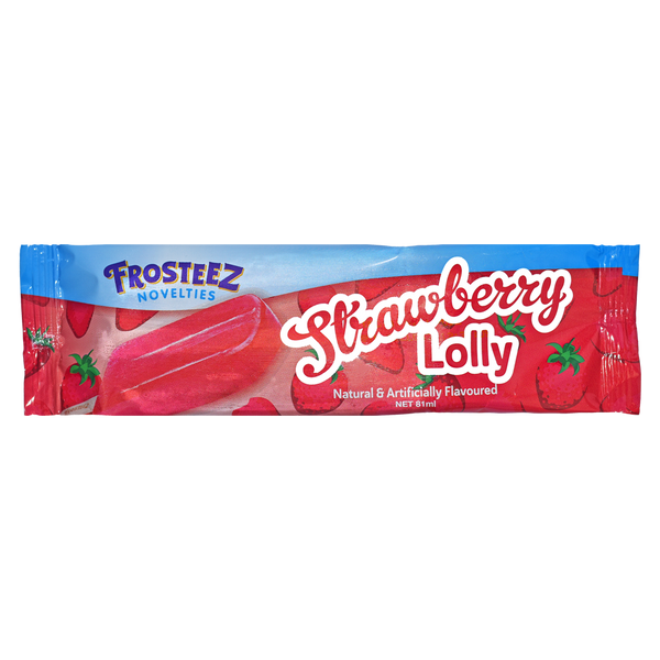 Frosteez Strawberry Lolly 81ml - Aone Supermarkets