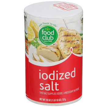 Food Club Iodized Salt 26oz - Aone Supermarkets