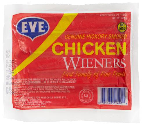 Eve Chicken Weiners 365g - Aone Supermarkets
