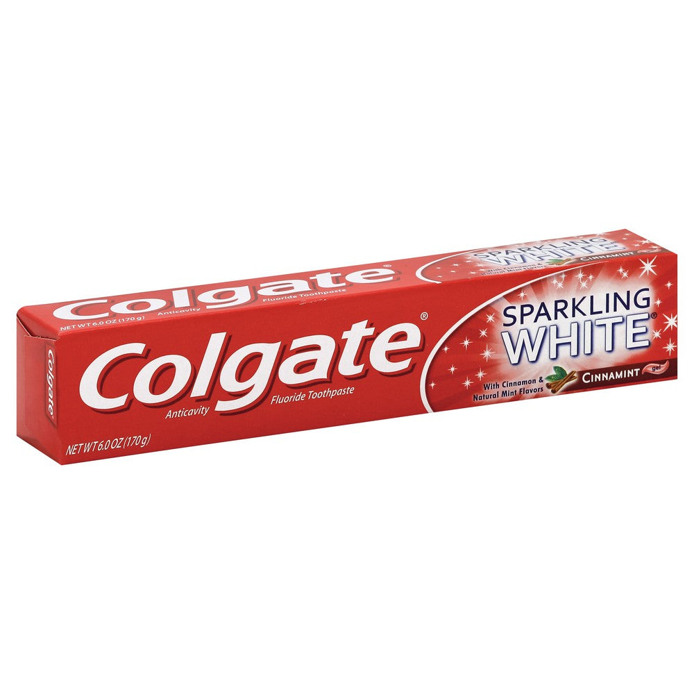 Colgate Sparkling White Cinnamint Toothpaste 6oz – Aone Supermarkets